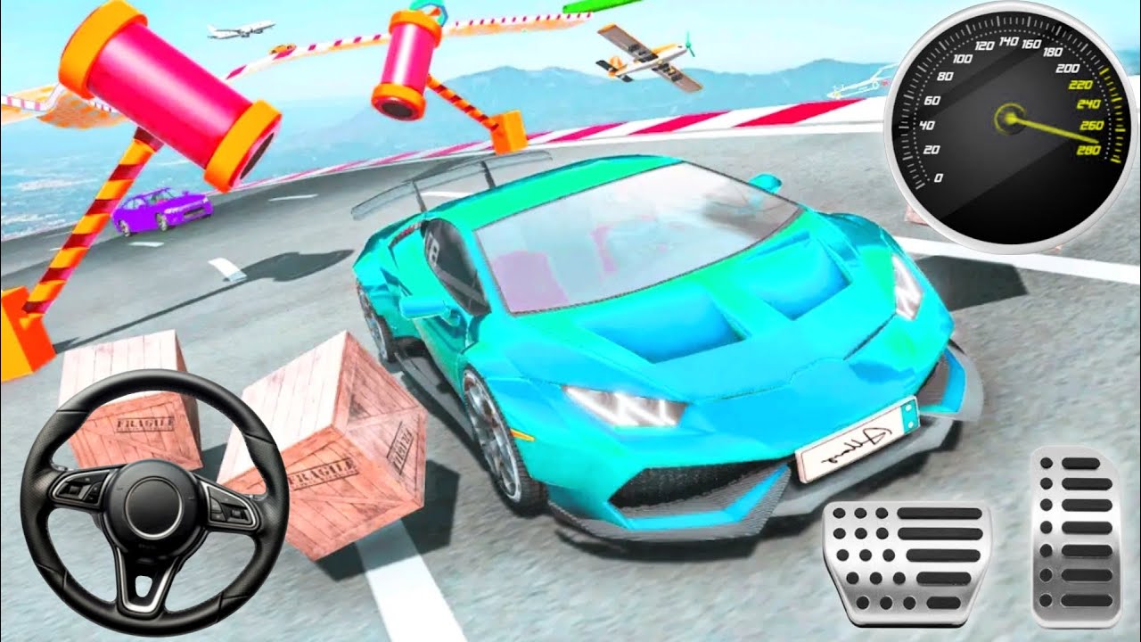 Impossible Car Stunts - Part 2 | Mega Car Racing Gameplay - Difficulty ...