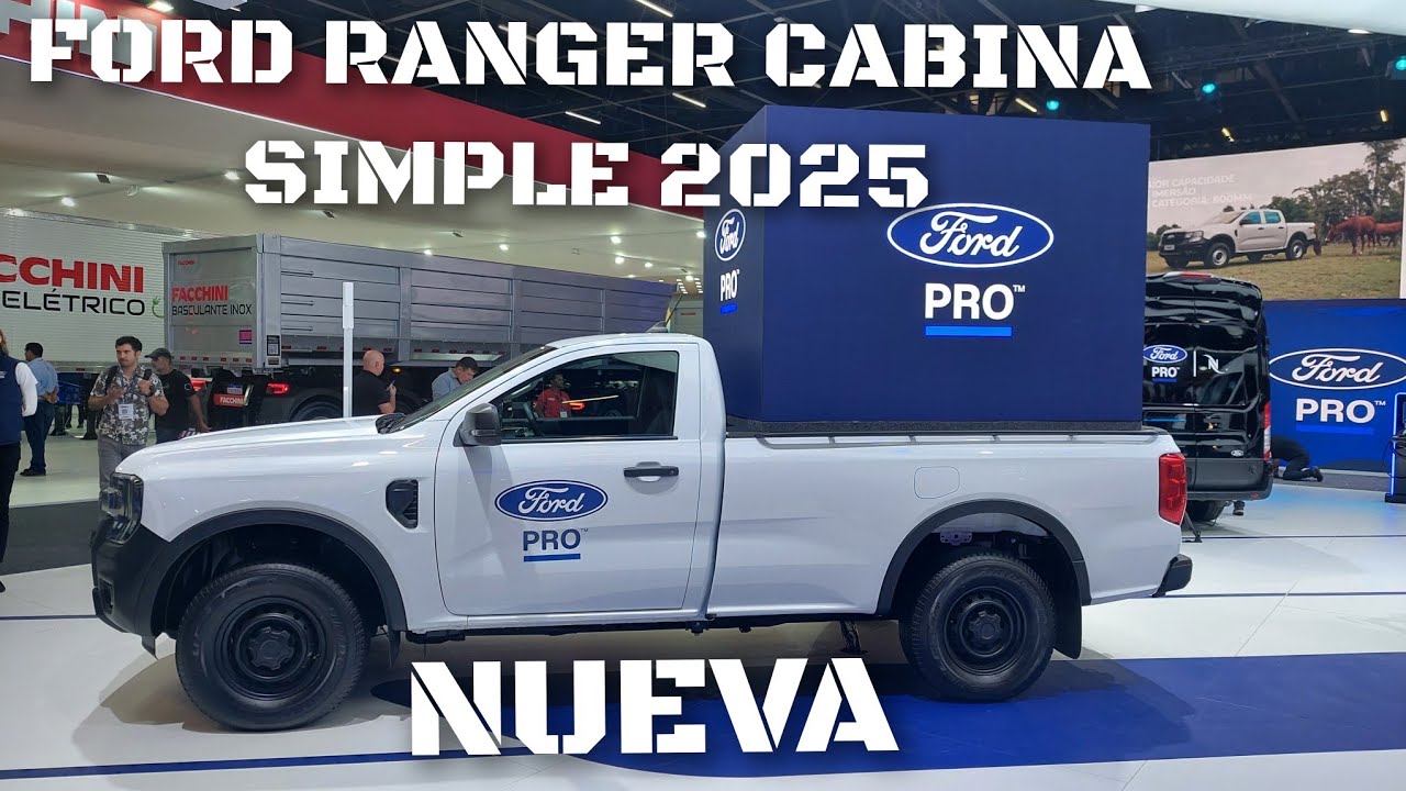 NUEVA FORD RANGER CABINA SIMPLE Y MINERA. TRANSIT 2025. DESDE FENATRAN ...