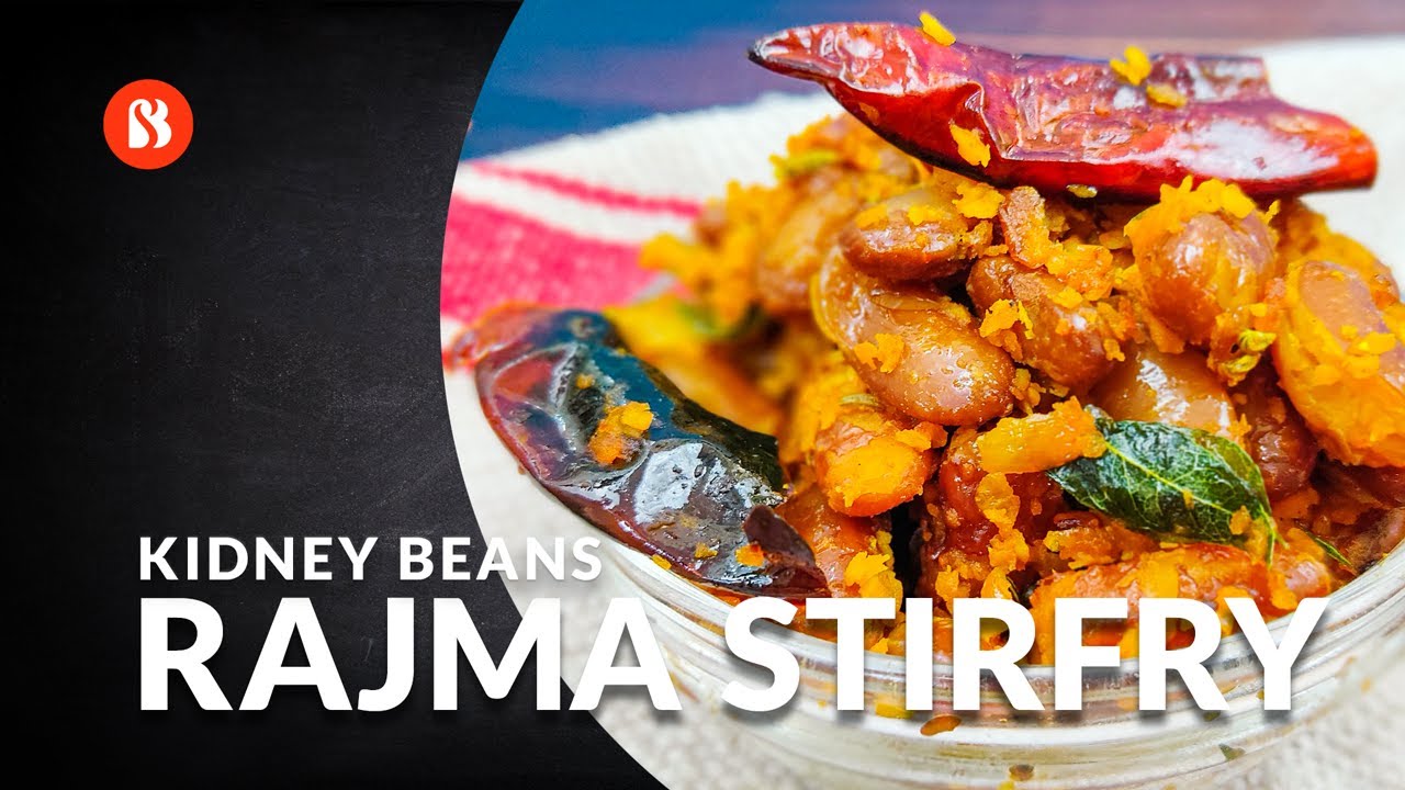 Kidney Beans Stir Fry | Rajma Stir fry | Rajma fry - YouTube