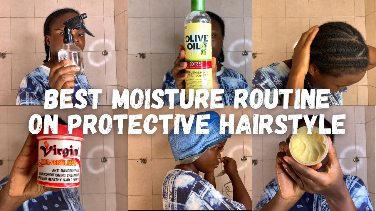HOW I KEEP MY HAIR MOISTURIZED LONGER IN A PROTECTIVE HAIRSTYLE | STOP ...