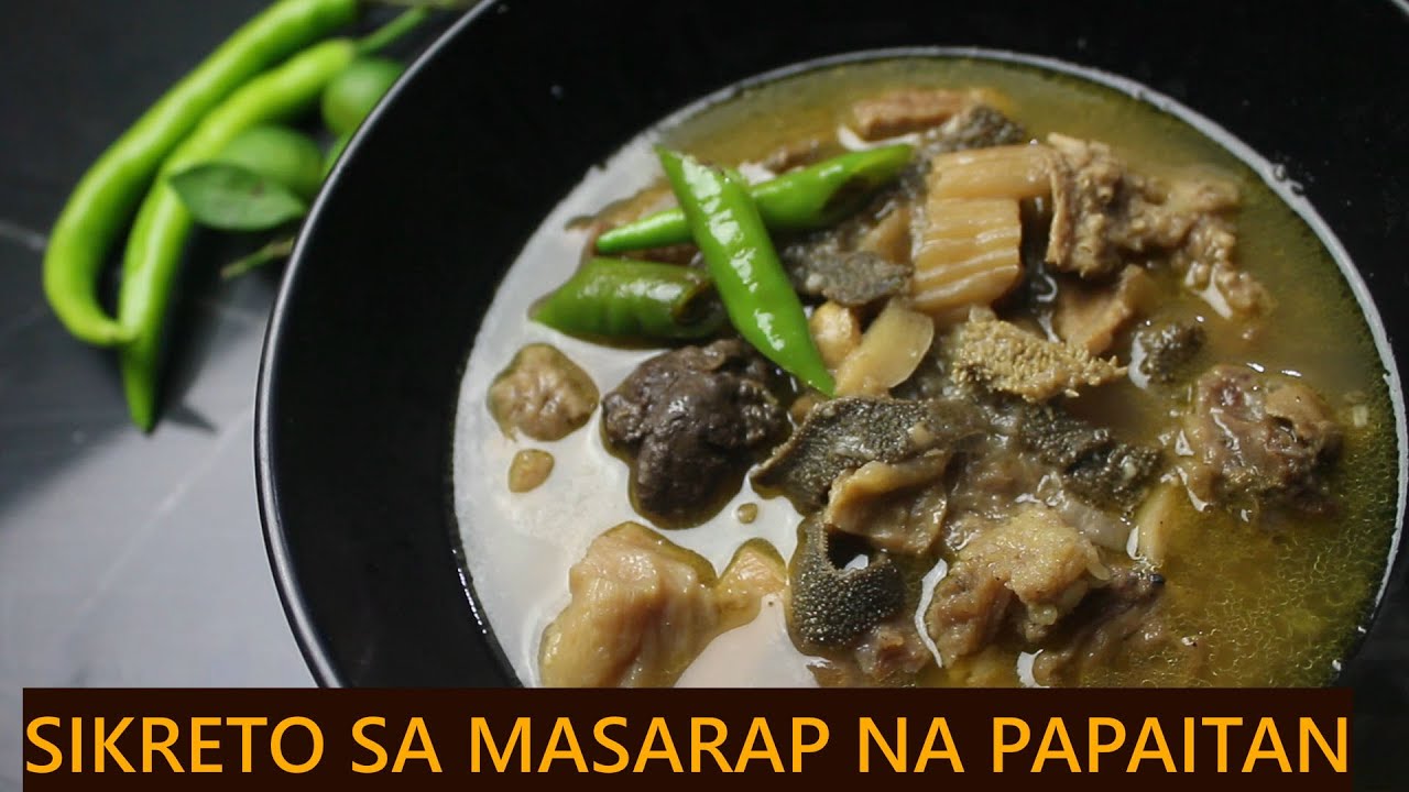 PAPAITAN | PAPAITANG BAKA | PAPAITAN RECIPE | SIMPLENG PAPAITAN - YouTube