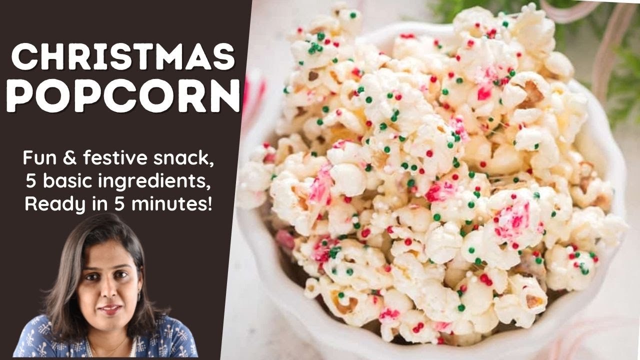 SANTA MUNCH CHRISTMAS POPCORN easy to customize, needs only 5 basic ...