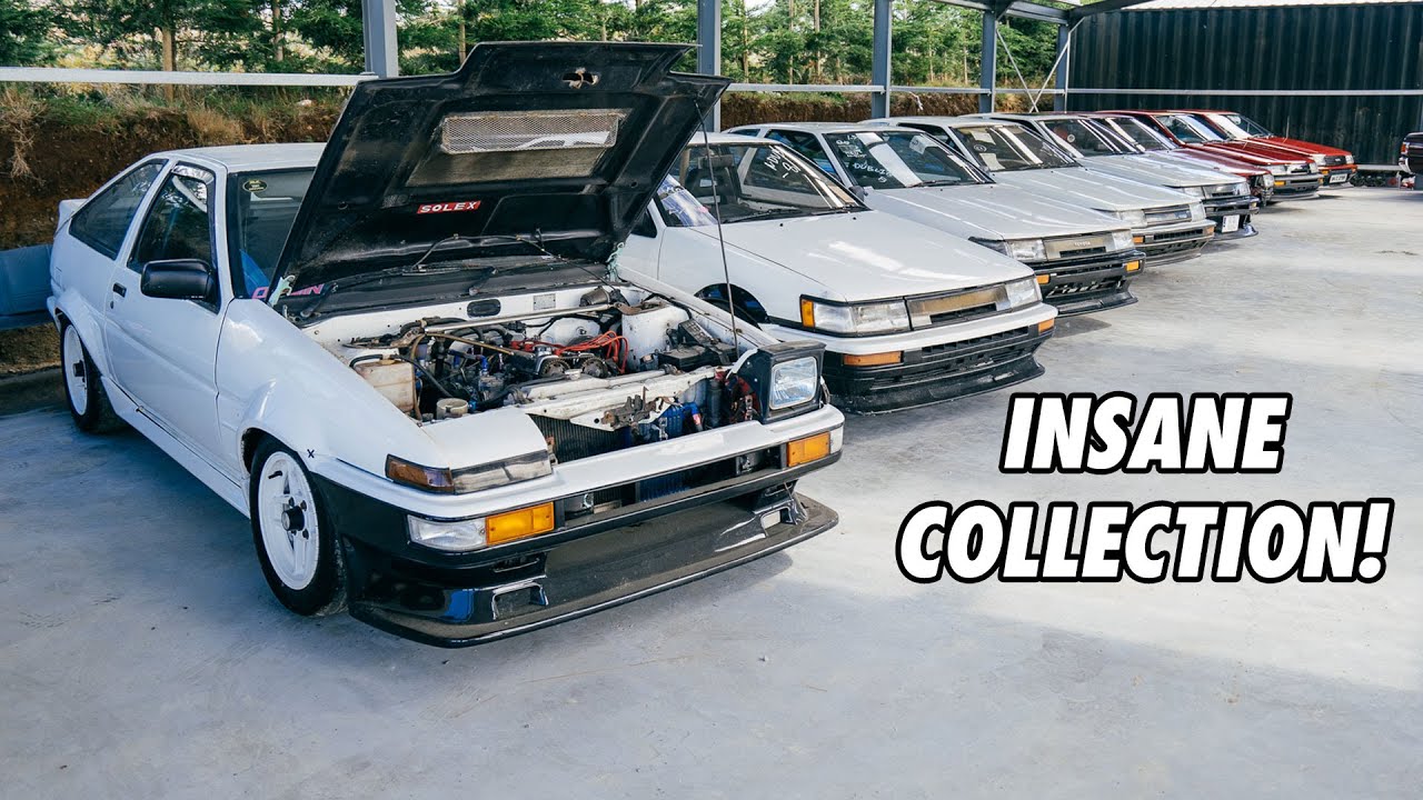 INCREDIBLE hidden collection of Toyota Starlet Turbos and AE86s - YouTube