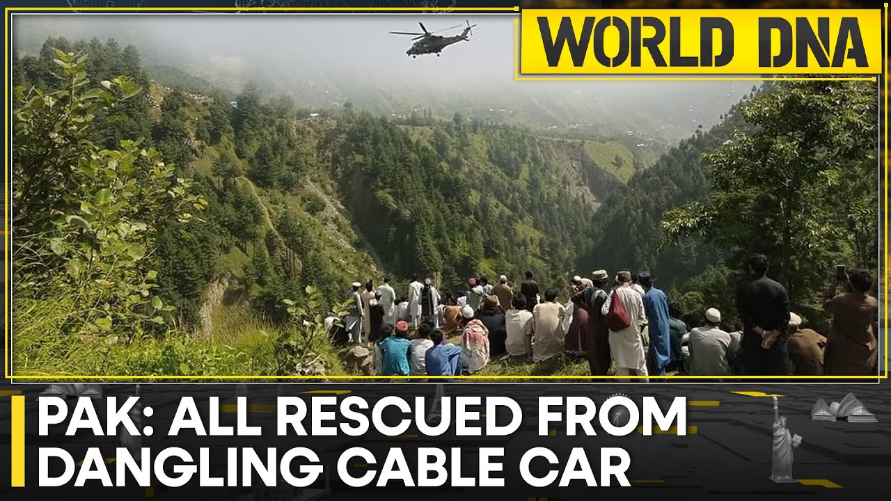 Pakistan cable car rescue updates: All eight people rescued | World DNA ...