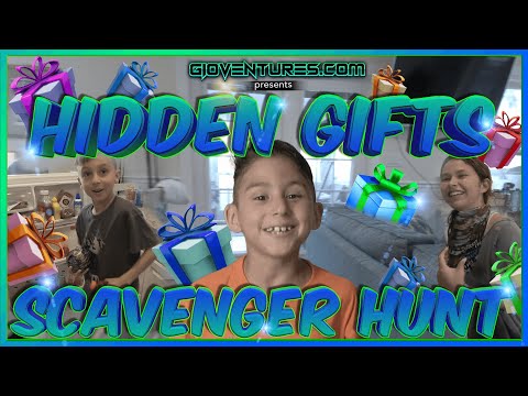 Hidden Gifts Scavenger Hunt | Who will find the most hidden presents?
