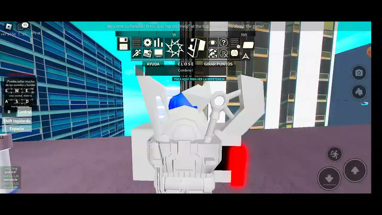como pasarse el tutorial avanzado en parkour roblox😁😁 - YouTube