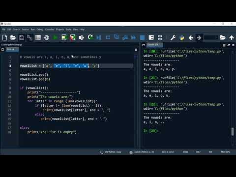 Python 30: Difference between the list datatype methods pop and remove ...