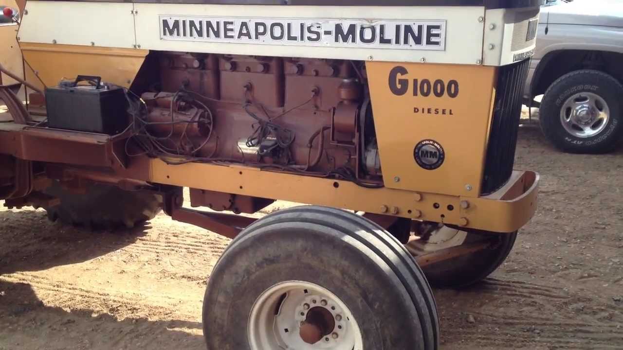 Minneapolis Moline G1000 Diesel - YouTube