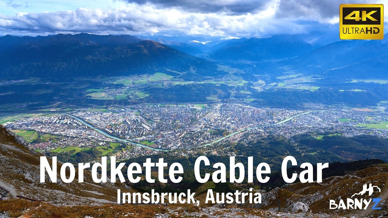 Innsbruck Nordkette cable car Austria 4K - YouTube