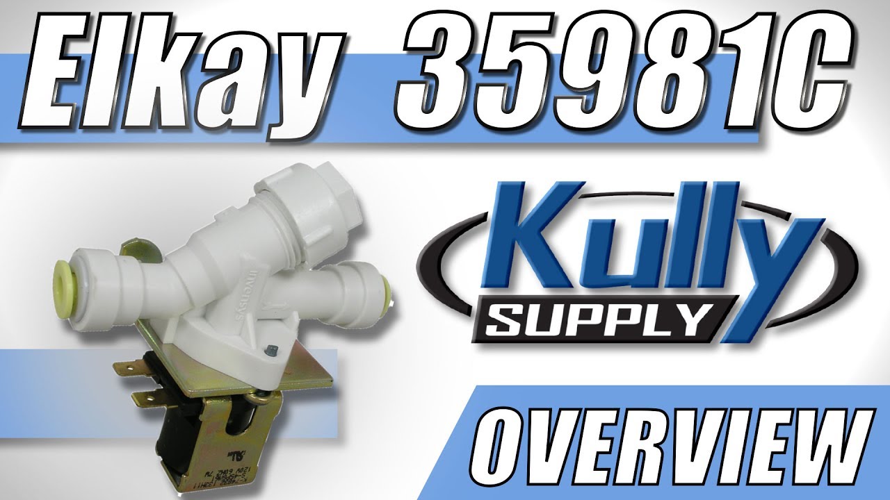 Elkay Solenoid Valve Overview (35981C) - KullySupply.com - YouTube
