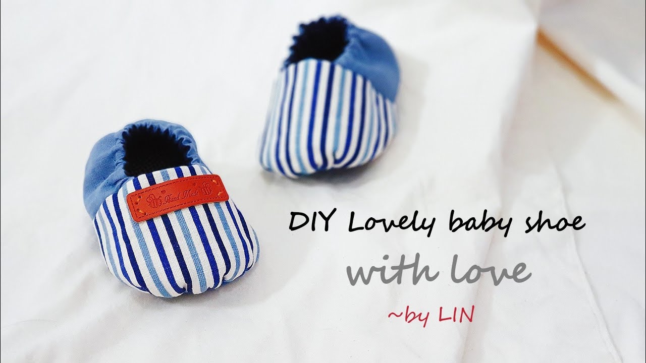 DIY Lovely baby shoe WITH LOVE | Baby shoe tutorial #HandyMum - YouTube