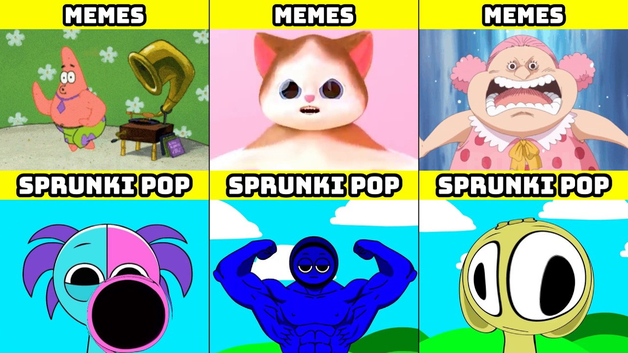 Sprunki incredibox All Mods vs Funny Memes | Sprunki Pyramixed | OC ...