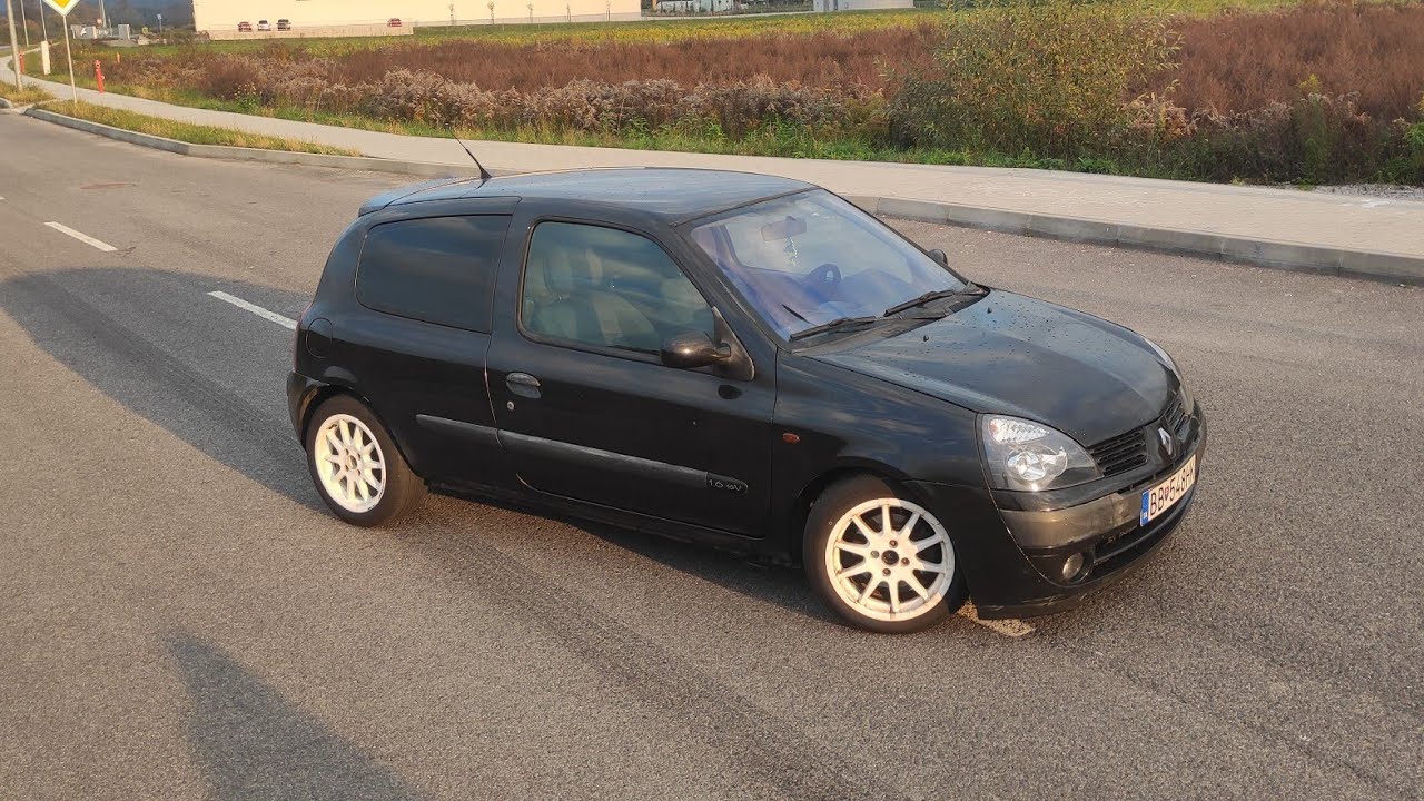 Renault Clio 1.6 16v : acceleration - YouTube
