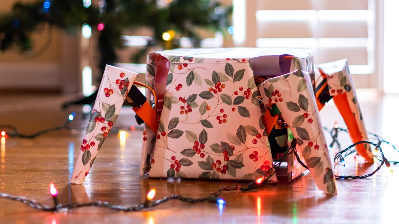 Building a Robot Disguised as a Christmas Present - YouTube