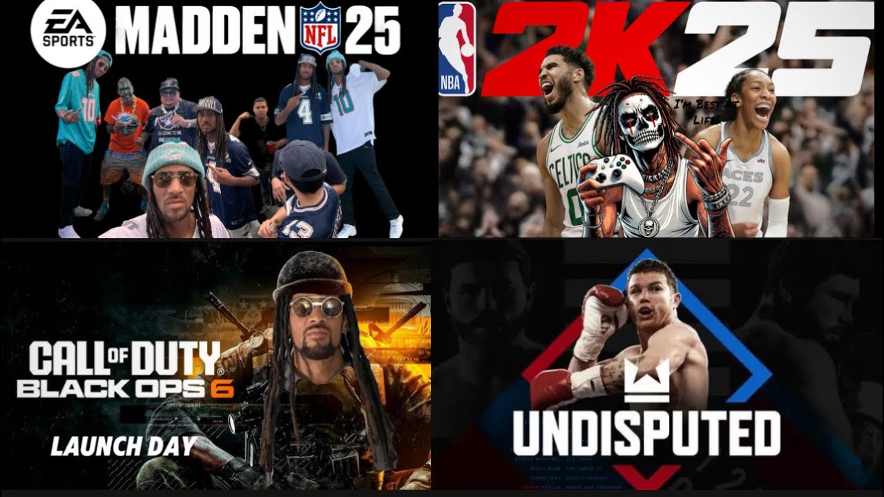 Madden 25 / Undisputed Boxing / Black Ops 6 / 2k25 - YouTube