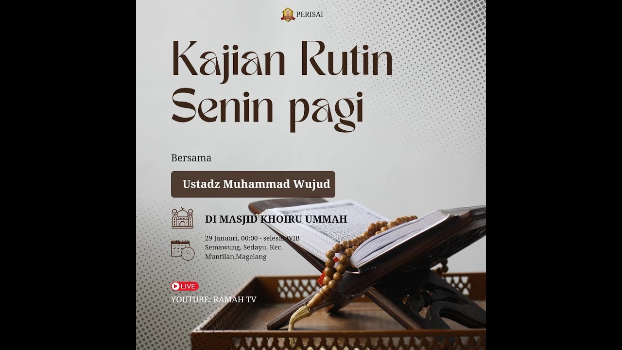 PERISAI |Ust MUHAMMAD WUJUD - YouTube