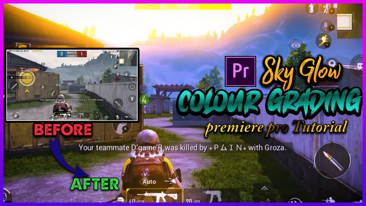 Perfect Sky Glow + Colour Grading in Just 3 min Like Evil nuts gaming Tutorial in Adobe premiere ...