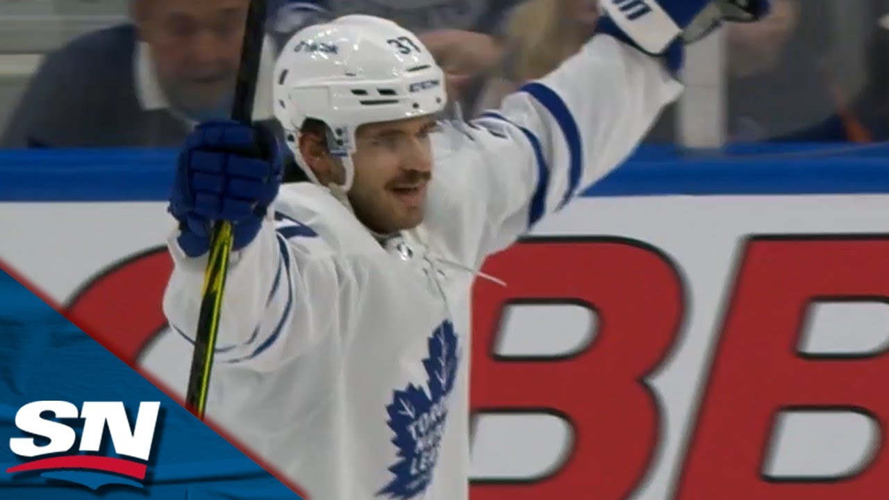 Timothy Liljegren Buries First Career NHL Goal - YouTube