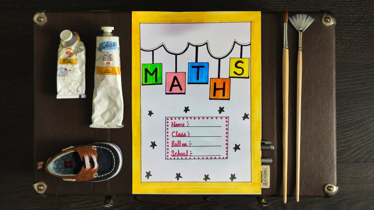Math Front Page Design for Project, Assignment & Portfolio | Easy ...