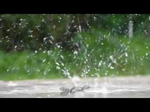 slow-motion rain drops - YouTube