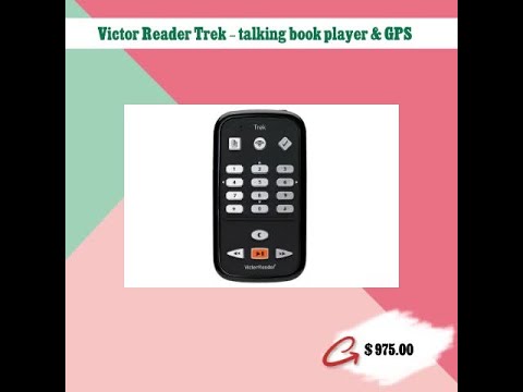 Victor Reader Trek – talking book player & GPS - YouTube