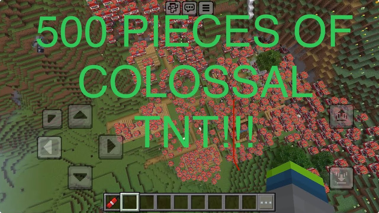 BLOWING UP 500 PIECES OF COLOSSAL TNT IN MINECRAFT!!! - YouTube