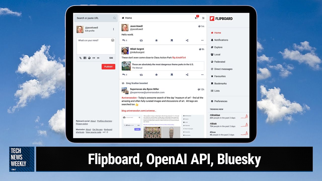 The Clock Is Ticking on TikTok - Flipboard, OpenAI API, Bluesky - YouTube