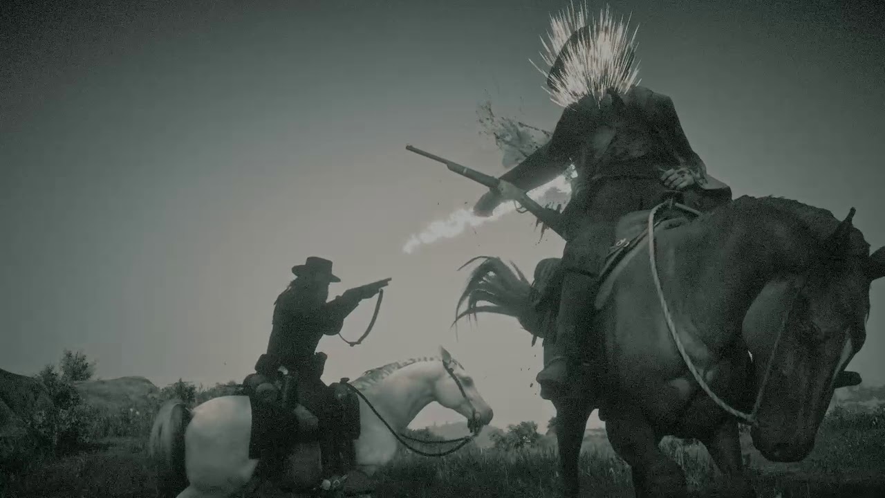 RDR 2 || INCENDIARY Shotgun Gameplay - YouTube