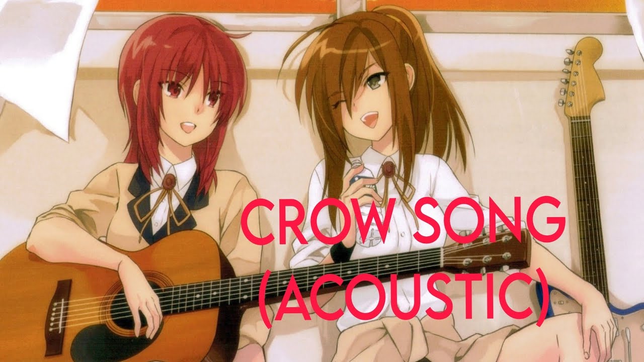 Crow Song (Acoustic) - Girls Dead Monster / ガルデモ (marina) | Angel Beats! - YouTube