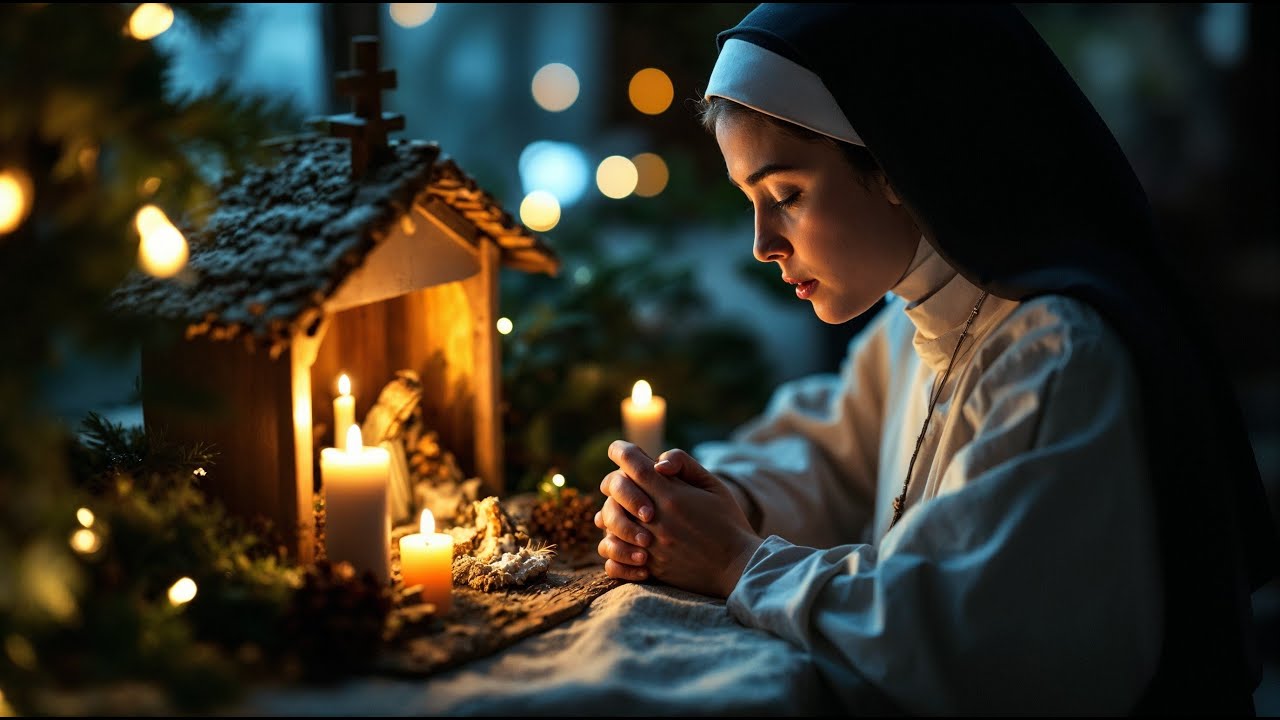 🎄 Christmas Gregorian Chants Live — Gentle Christian Meditation & Warm ...