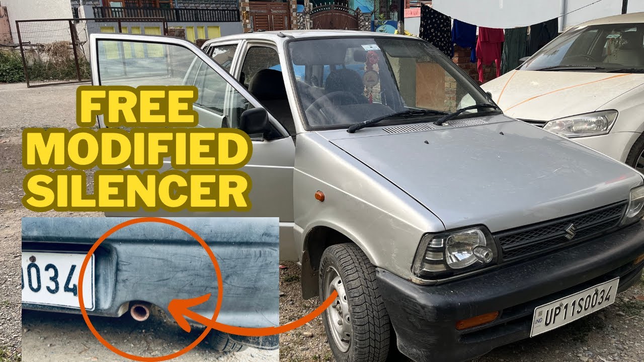 Maruti 800 Modified Silencer Ghar Pe Bana Diya Car Modified Silencer ...