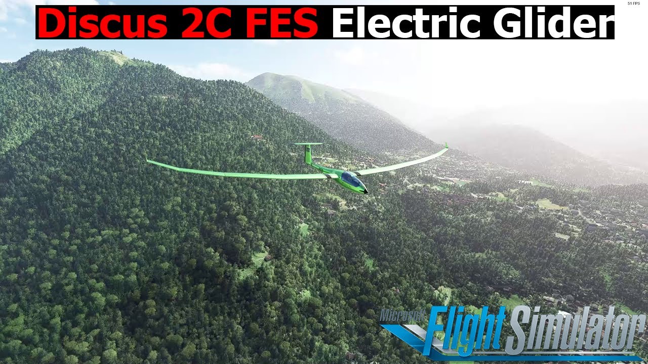 Got Friends Discus-2C FES Glider Preview Flight | Electric Glider ...