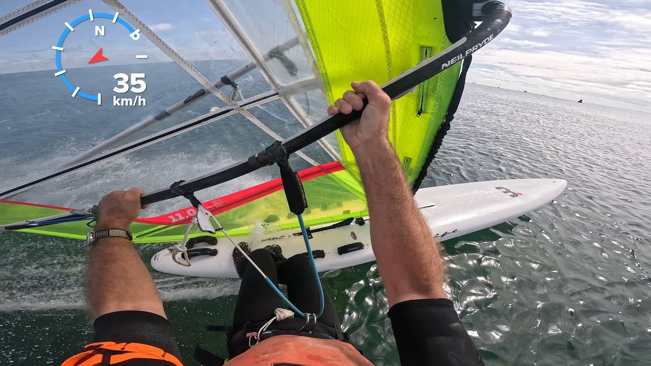 WINDSURFING TERSCHELLING, Mistral EQUIPE II to the SEALS - YouTube