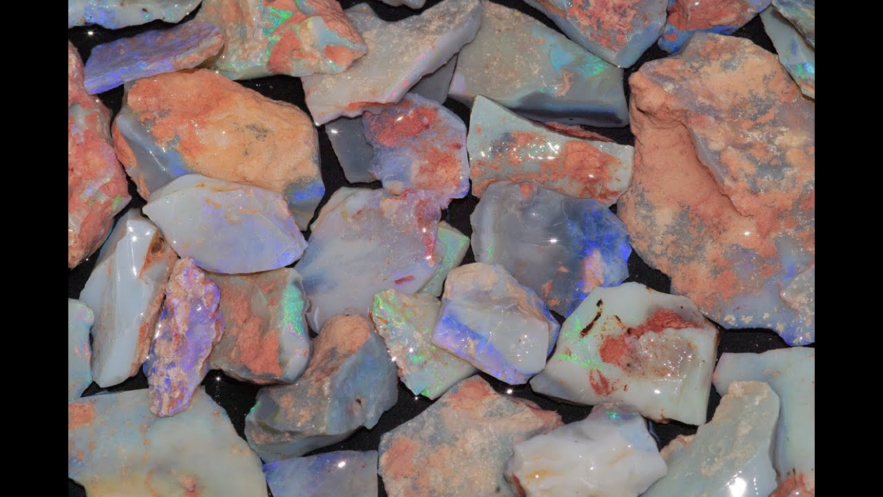 254.00cts Lightning Ridge Rough Grawin Seam Opal Parcel (LRGR156 ...