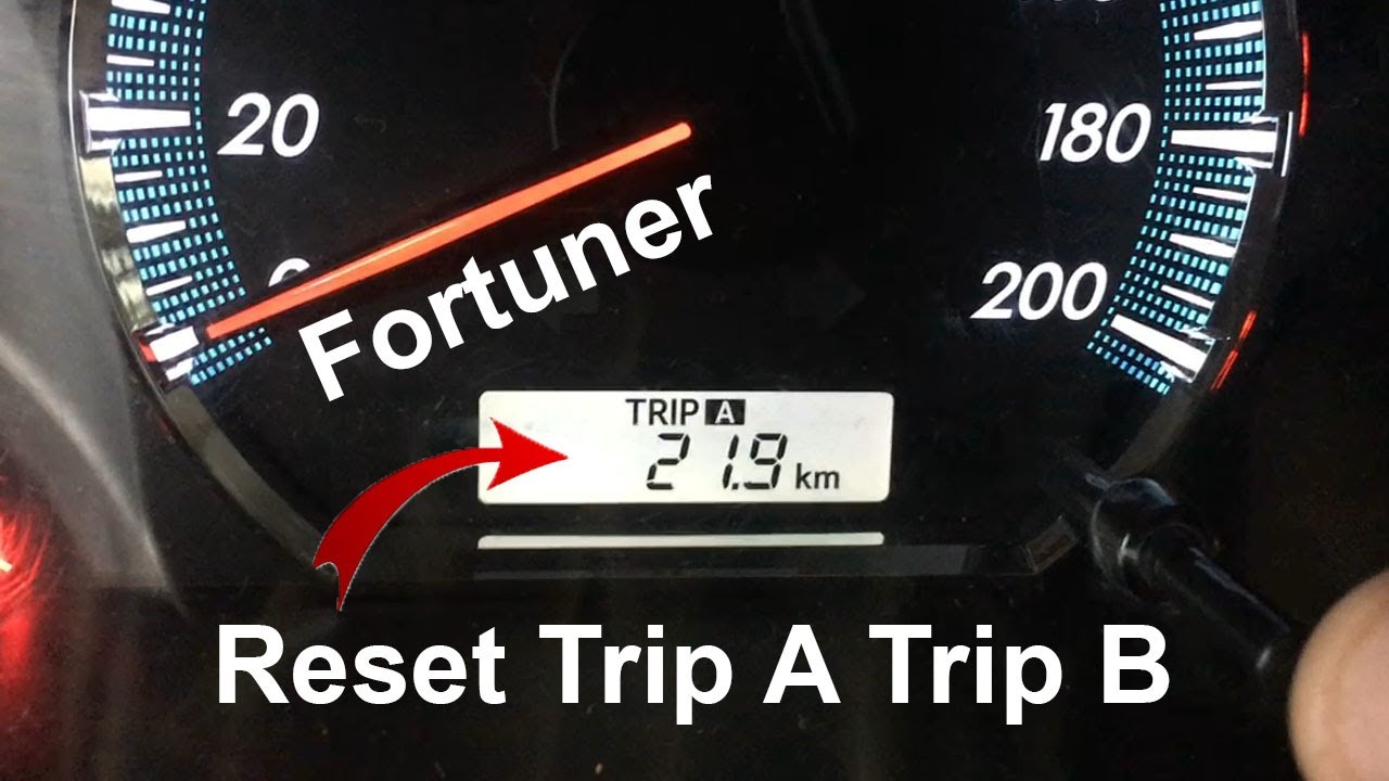 Đặt Lại Chuyến Đi xe Toyota Fortuner - Reset Trip A B | NVK - YouTube