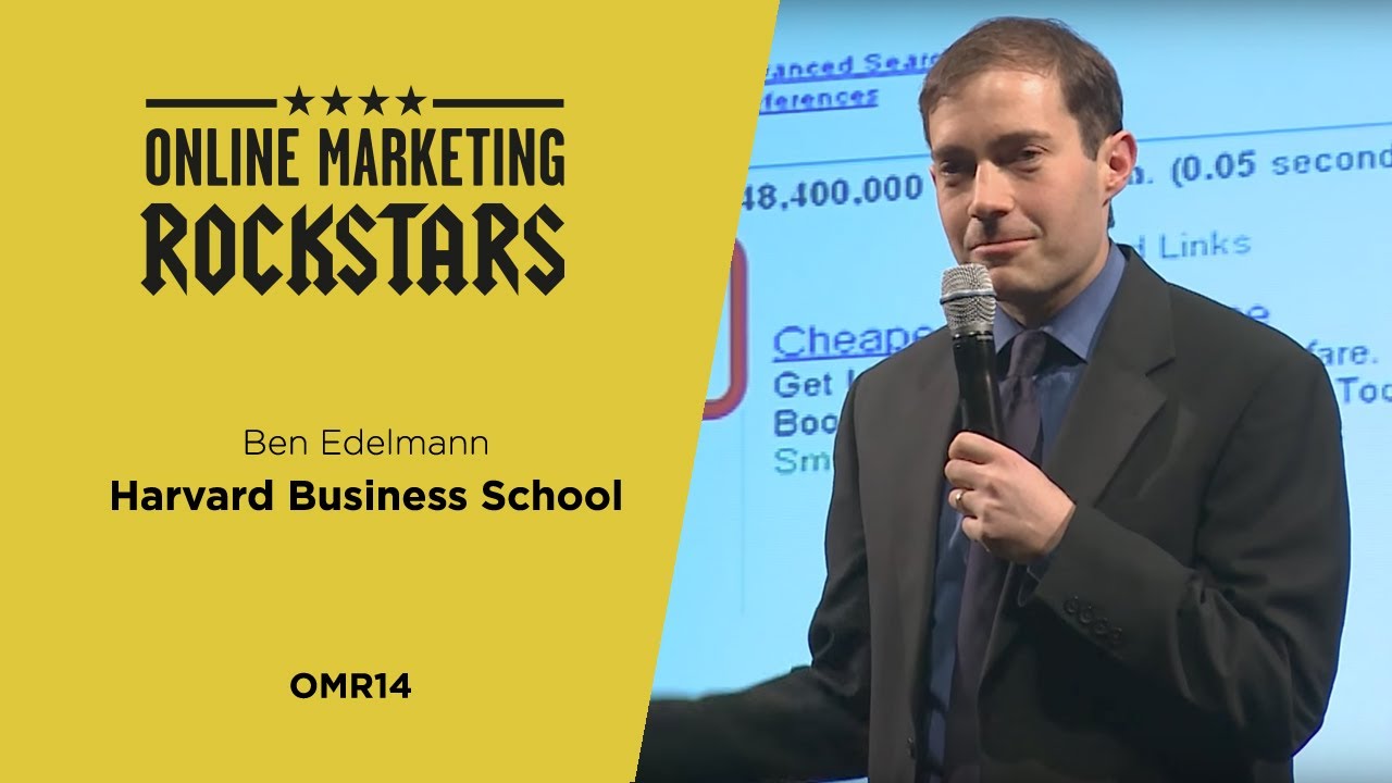 Ben Edelman, Professor at Harvard Business School - Online Marketing ...