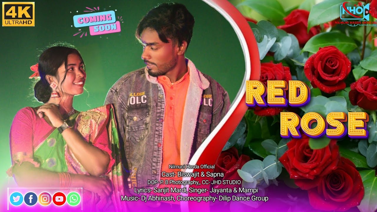 RED ROSE || NEW SANTALI PROMO VIDEO 2024 || BISWAJIT & SAPNA || JAYANTA ...