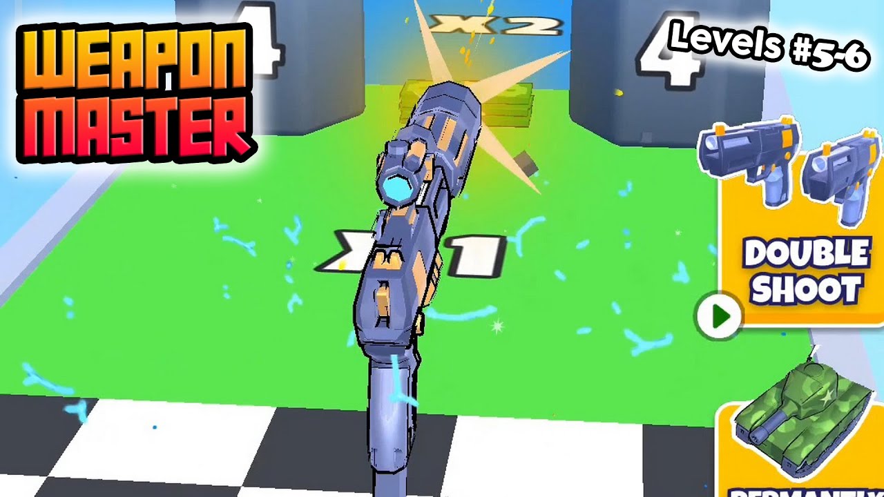 Weapon Master: Gun Shooter Run levels 5-6 | GamePlay Mobile Games - YouTube