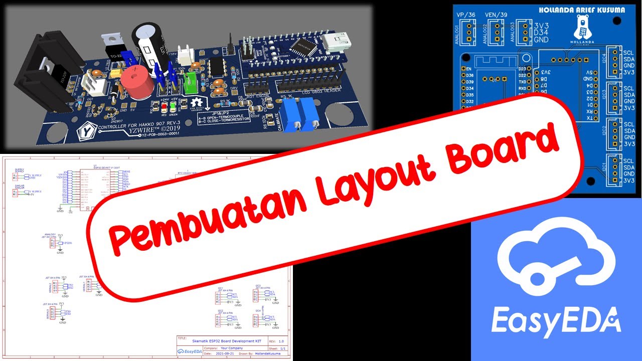 EasyEDA #5 Pembuatan Layout Board Part 1 - YouTube