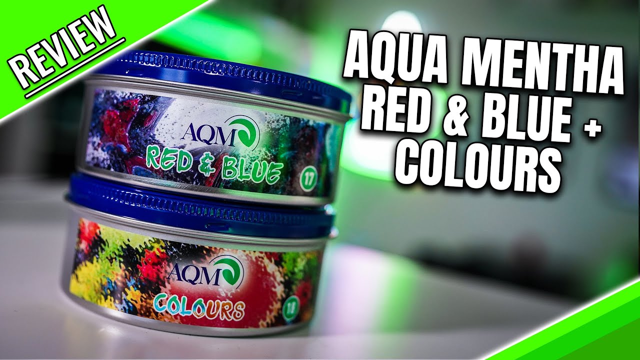 AQUA MENTHA COLOURS + RED & BLUE | Neue Sorten! - YouTube