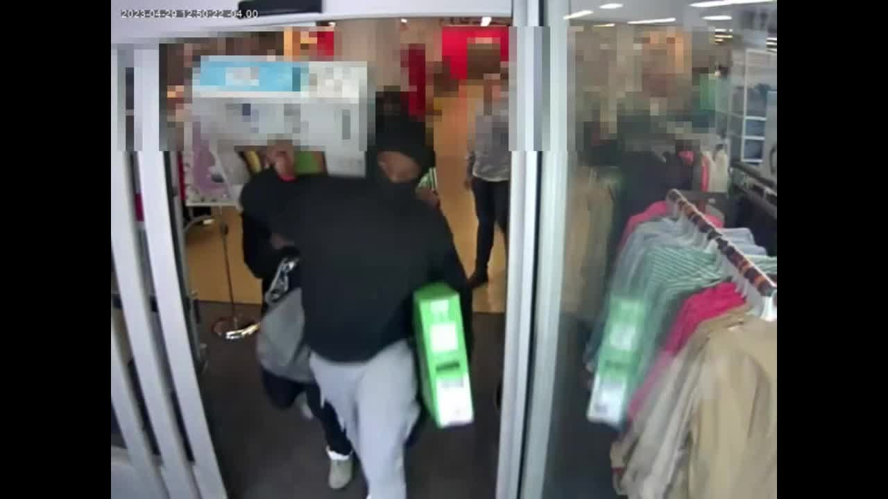 Surveillance video from Target theft in Montgomery County - YouTube