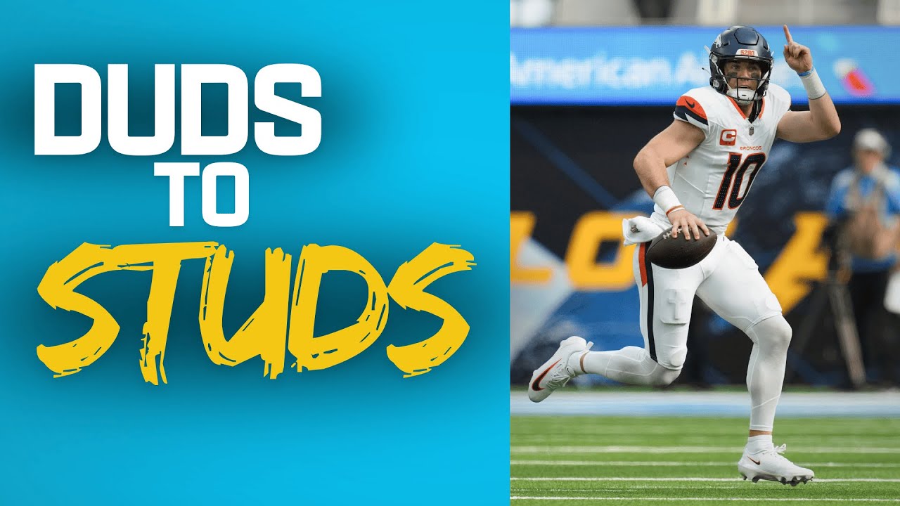 DUDS to STUDS in Week 4 | NFL Fantasy Live - YouTube