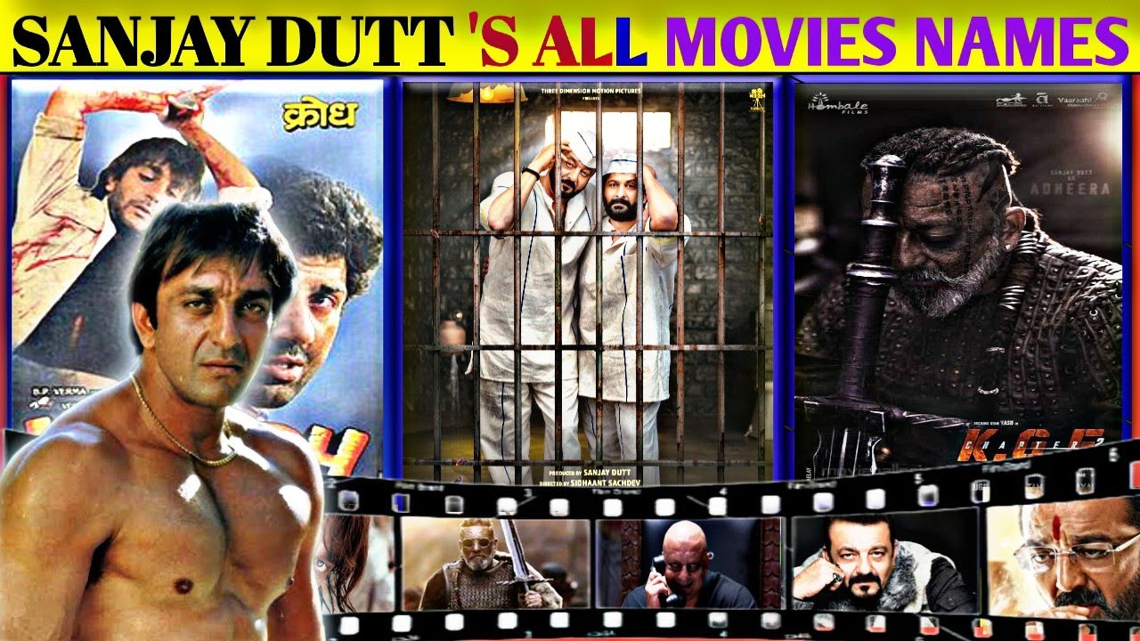 Sanjay Dutt (1981 - 2022) All Movies Name list | Sanjay All Film List ...