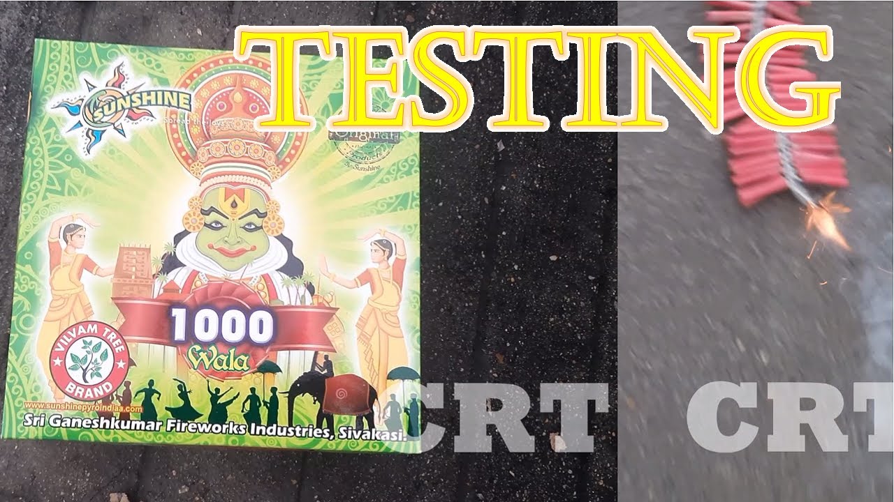 Sunshine Fireworks|1000 WALA TESTING|1000 Wala|Diwali Crackers|1000 ...