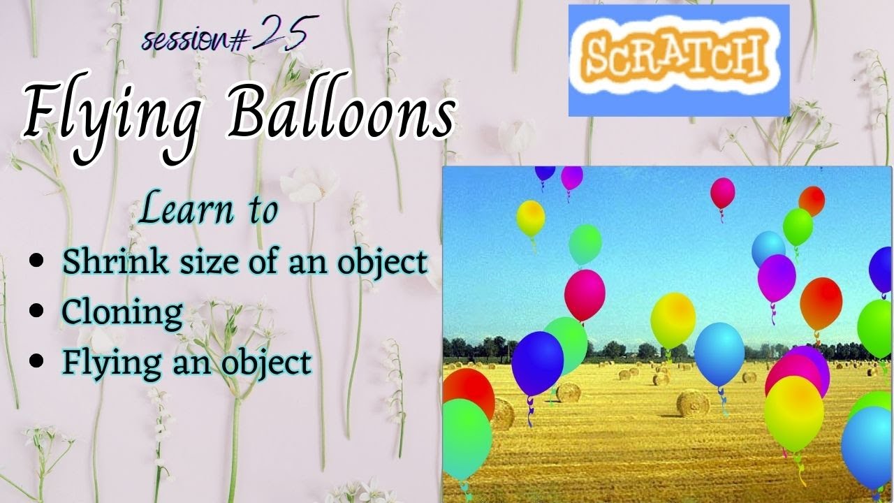 How to Make Flying Balloons in Scratch 3.0 - YouTube