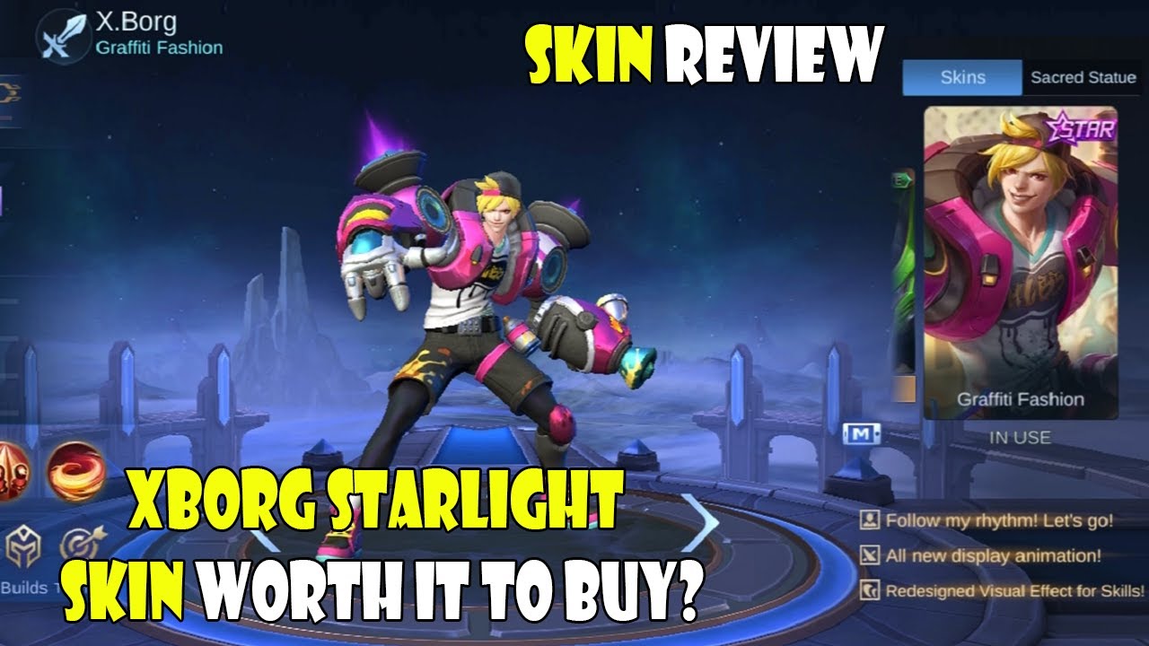 XBORG STARLIGHT SKIN REVIEW | MLBB - YouTube