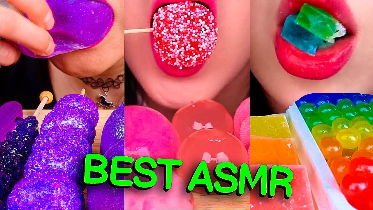 Best of Asmr eating compilation - HunniBee, Jane, Kim and Liz, Abbey ...