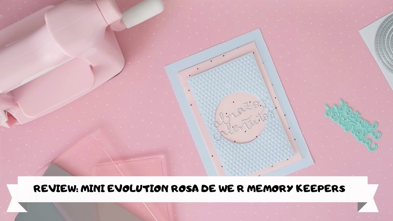 REVIEW SCRAPBOOKING: MINI EVOLUTION ROSA DE WE R MEMORY KEEPERS - YouTube