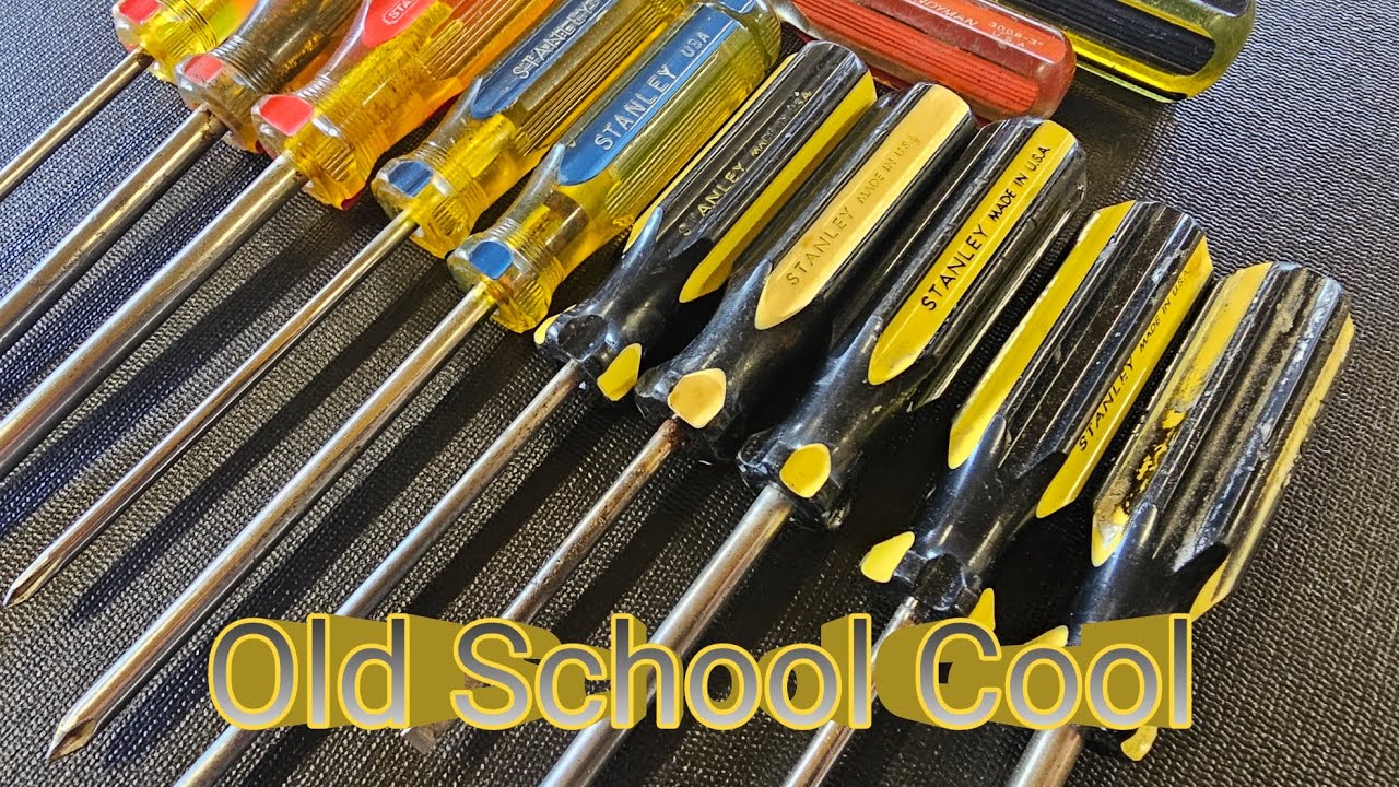 Stanley Made in USA Screwdrivers – Are Old Tools Better? - YouTube