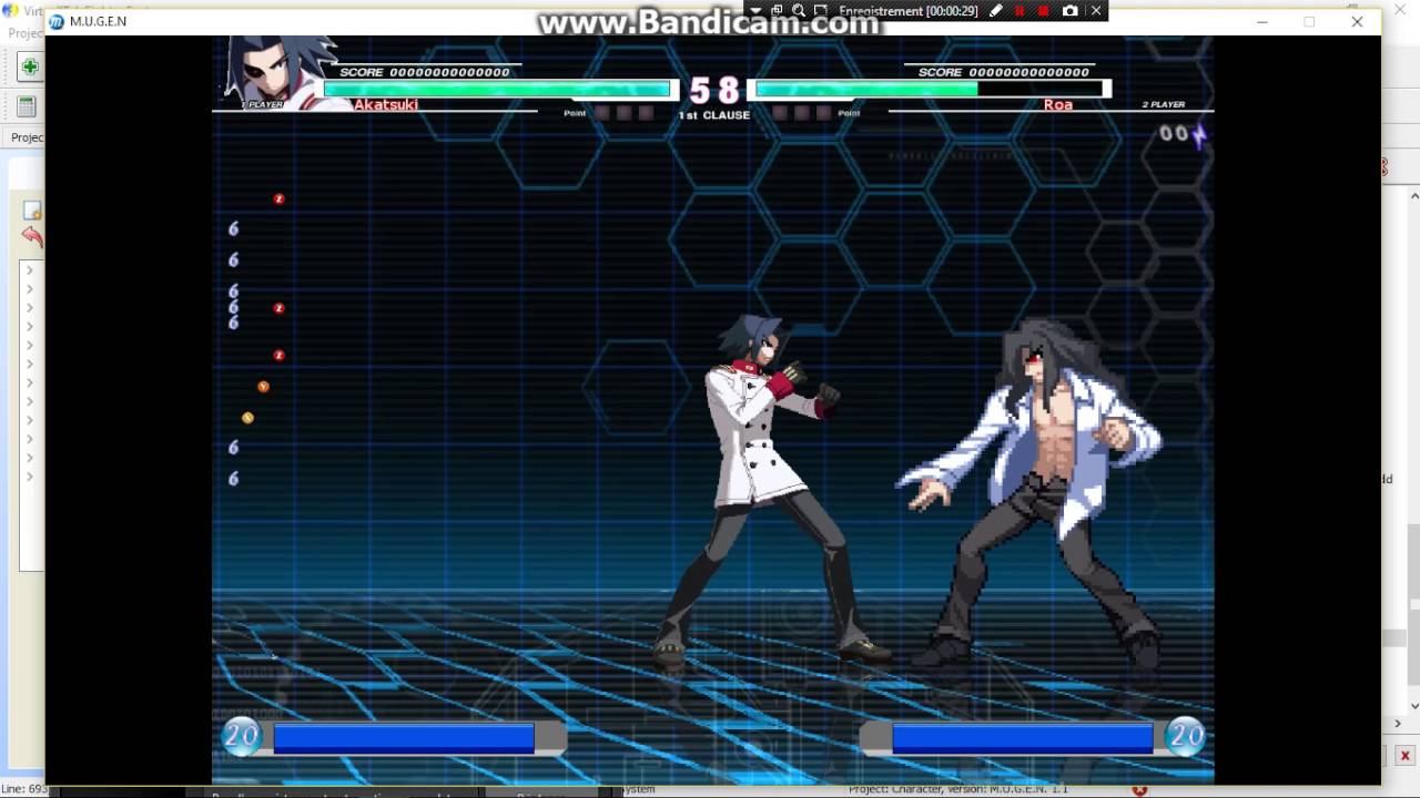 [MUGEN] Command display feature = Over 2500 lines !!! - YouTube